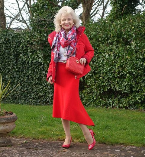 How to wear red over 40 | 40plusstyle.com