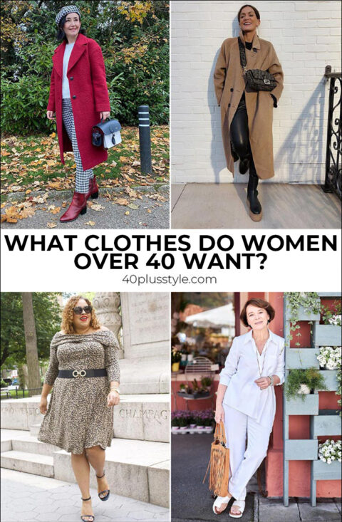 Clothes for older women - What kind of clothes do women over 40 want?