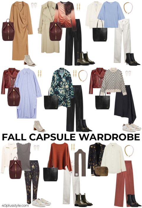Outfits for fall 2023 - A new fall capsule wardrobe | 40+style