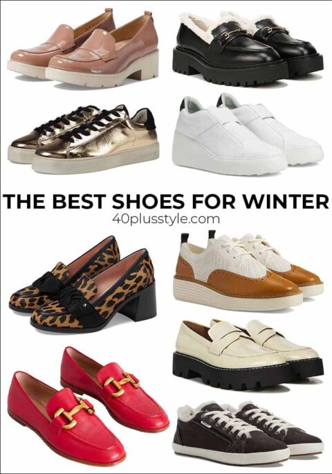 shoes for winter that are not boots - best winter shoes | 40+style