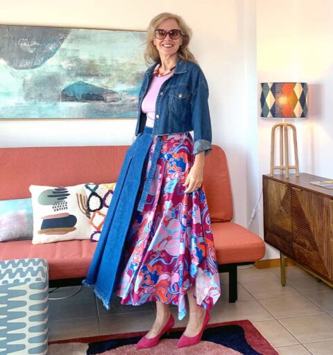 jackets with dresses and how to pair them | 40+style