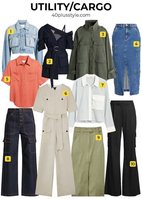cargo outfits for those casual chic days | 40plusstyle.com