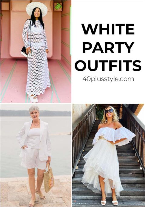 white party outfits for your next all white party | 40plusstyle.com