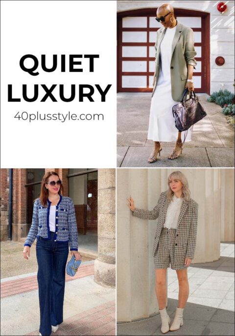 quiet luxury style capsule wardrobe | 40+style