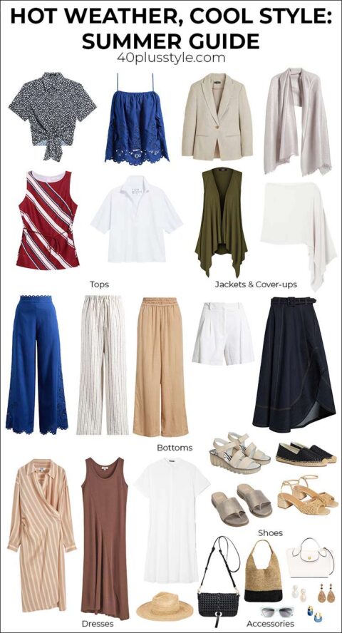 What to wear in hot weather | 40+style