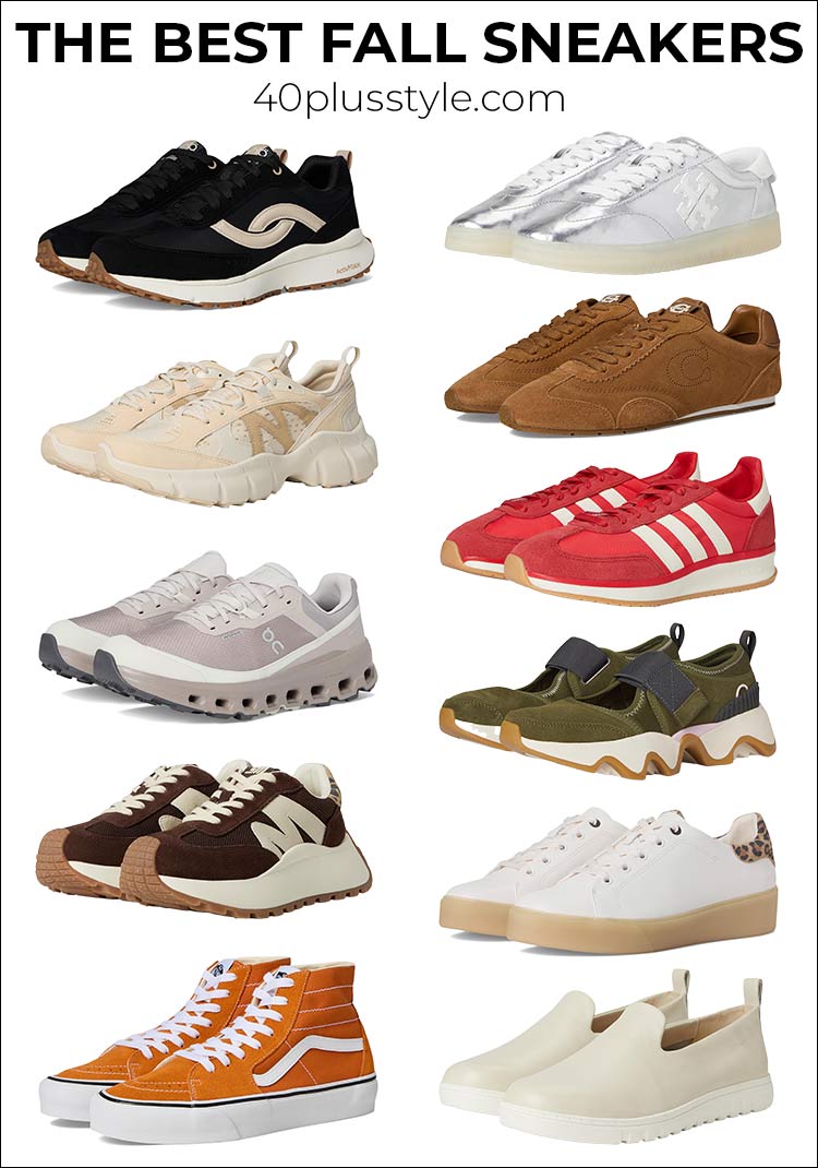 The best sneakers for fall 2025 | 40+style