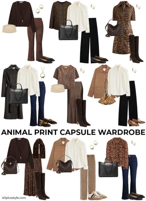 Leopard print outfits that look amazing | 40plusstyle.com